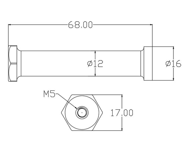 Generic M5*68mm Engine Mount 4pcs - High-Quality RC Airplane Parts ...