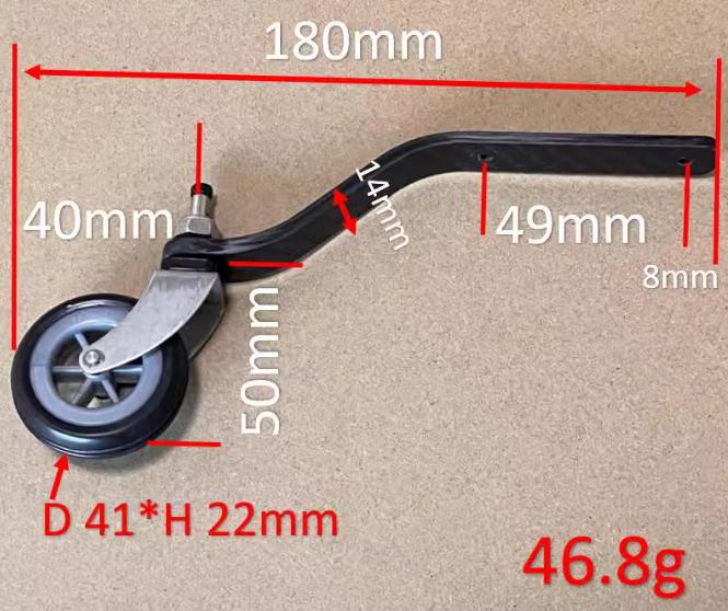 Carbon Fiber Tail Wheel for Fixed-Wing Aircraft (6-10KG) - Lightweight ...