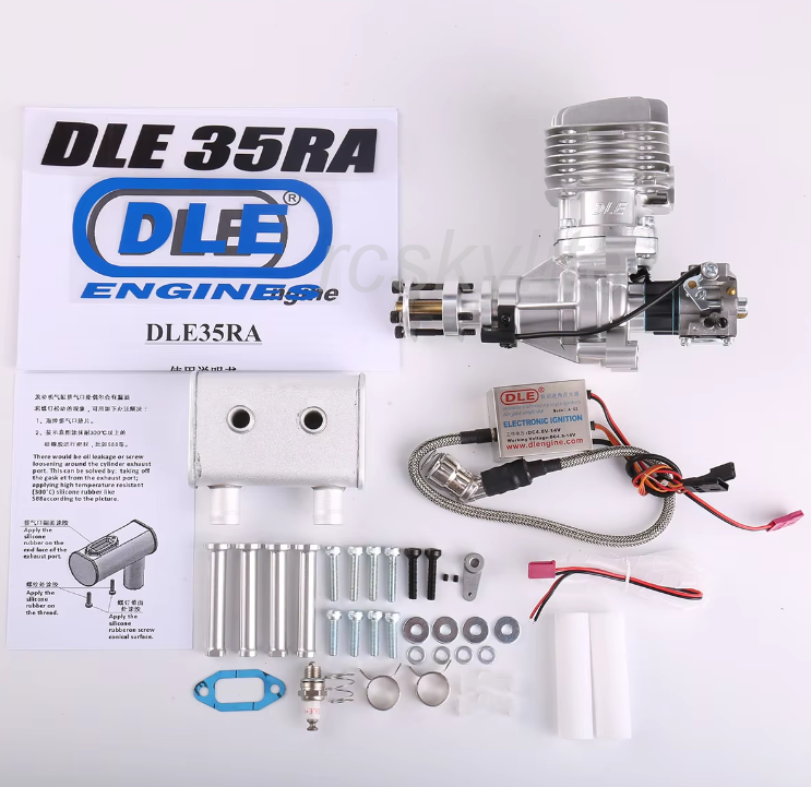 DLE35RA Gas Engine for RC Airplane - High-Performance Aerobatic Engine - RCSkyLite