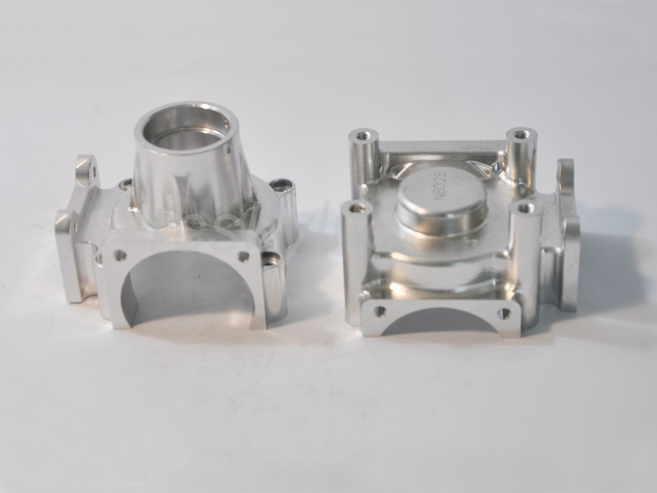 Genuine RCGF 120CC-Twin Crankcase Set (Front and Rear) - Aluminum Alloy ...